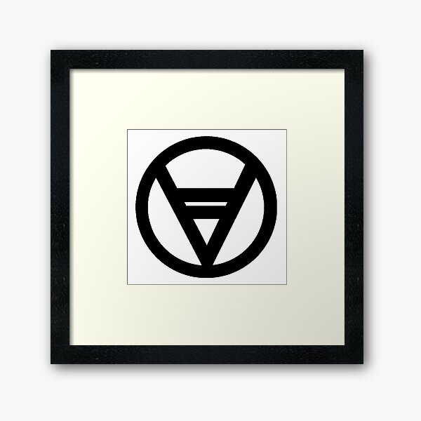 "Veles Sigil - Slavic God of the Earth, Magic and Underworld" Framed ...