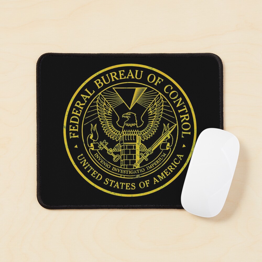 "Federal Bureau of Control Control Game Logo Distressed Logo Essential ...