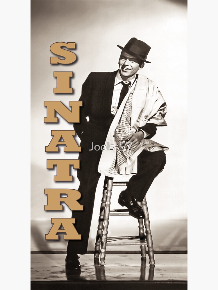"Frank Sinatra" Sticker for Sale by Jools-57 | Redbubble