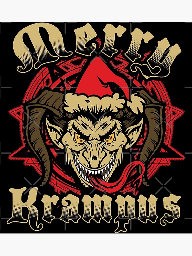 "Krampus symbol design" Poster for Sale by RyanGregoryKira | Redbubble