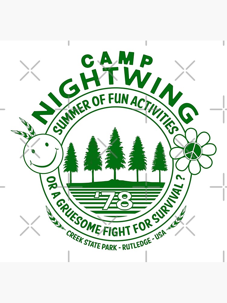 "Camp Nightwing - Summer of Fun Forest Green 1978" Photographic Print ...