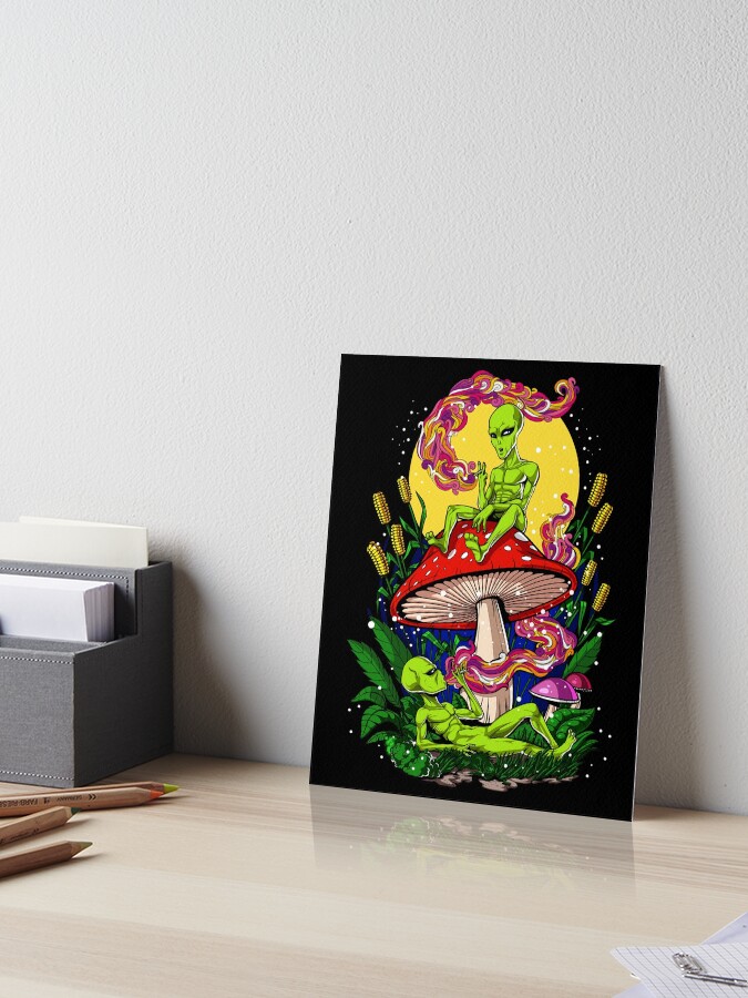 "Magic Mushrooms Aliens " Art Board Print for Sale by Nikolay Todorov ...