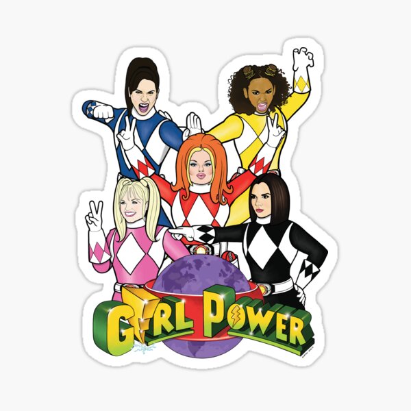 "GIRL RANGERS CLOSE" Sticker for Sale by AndrewAhernArt | Redbubble