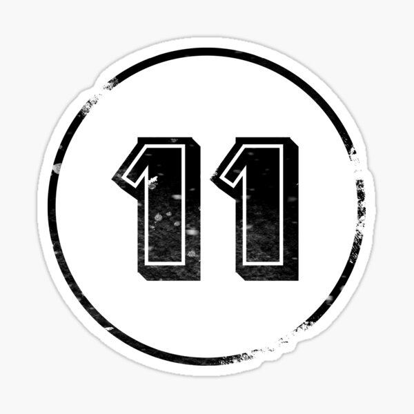 "Vintage Classic Retro 11 Racing number" Sticker for Sale by ...
