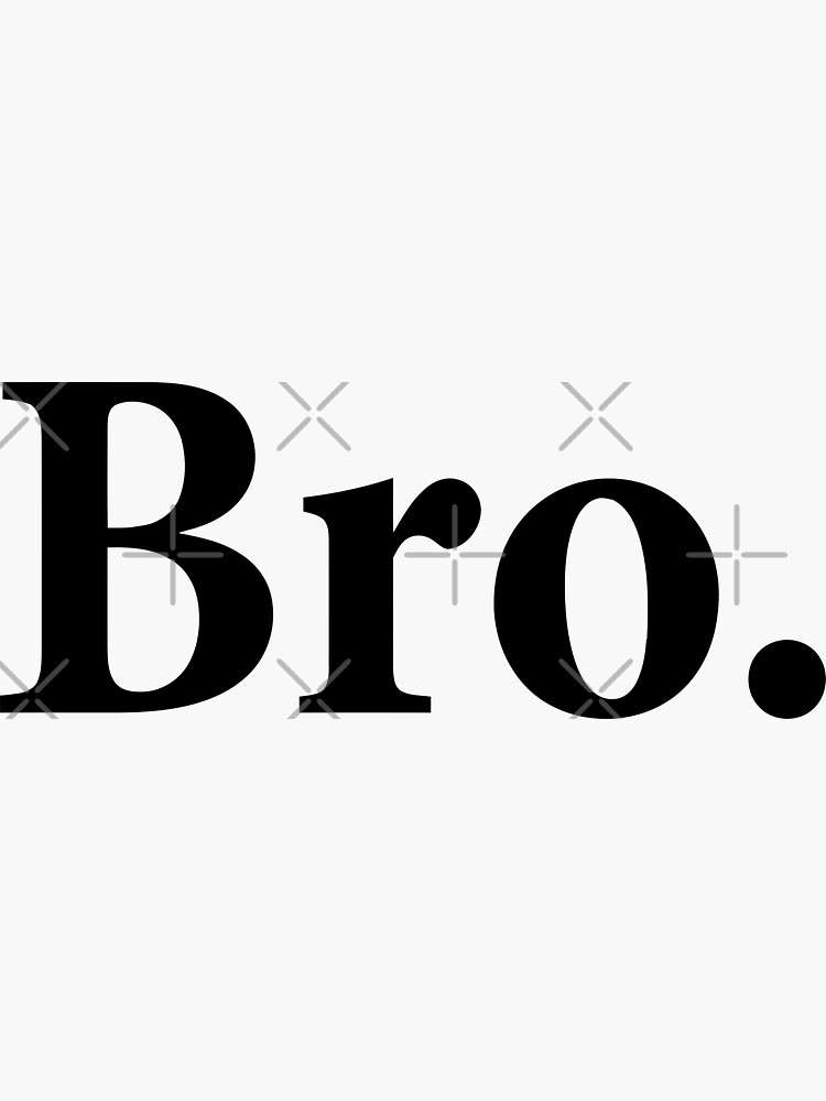 "Bruder" Sticker von InvisibleMind | Redbubble