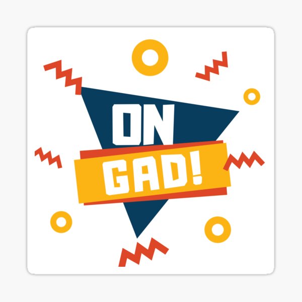 "On Gad Sticker!" Sticker for Sale by ParaySticker | Redbubble
