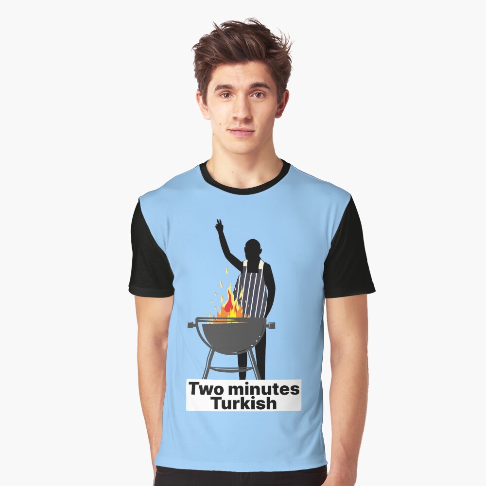 "Two minutes Turkish snatch reference" Sticker for Sale by Captain ...