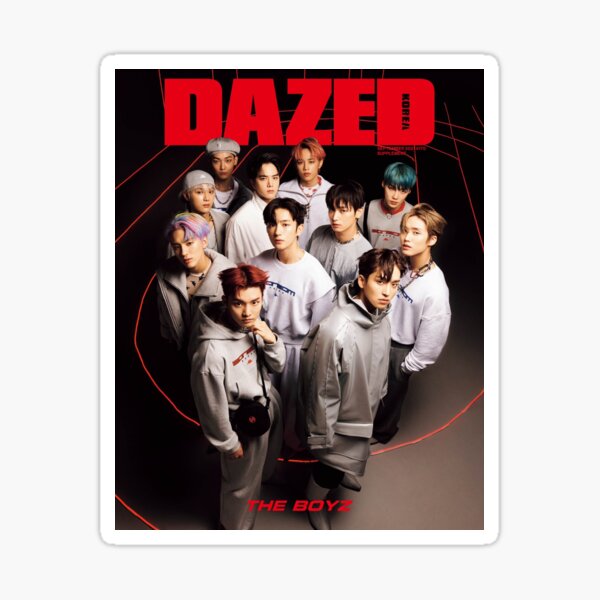 "the boyz" Sticker for Sale by mariadeeme | Redbubble