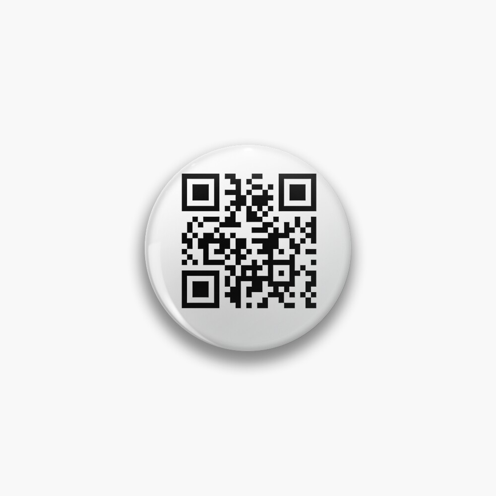 "rickroll qr code -Barcode scan" Pin by SaminBin | Redbubble