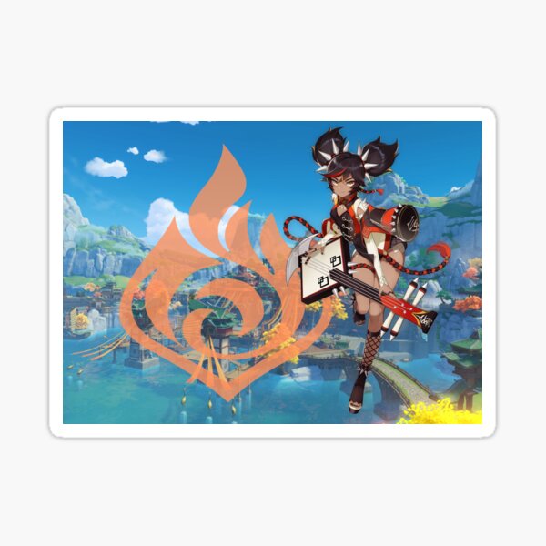 "Xinyan - Genshin Impact" Sticker for Sale by VelvetZone | Redbubble