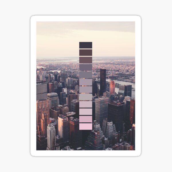 "Colors Of The City " Sticker for Sale by GeminiGroup | Redbubble