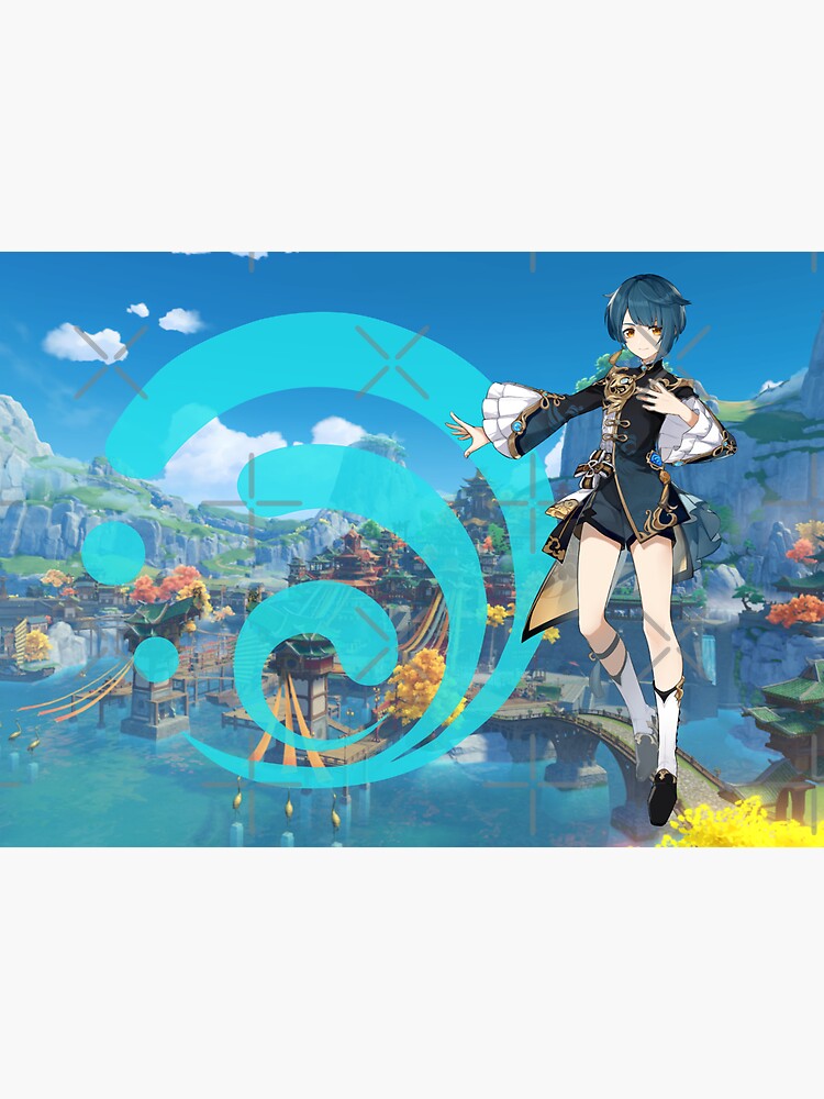 "Xingqiu - Genshin Impact" Sticker for Sale by VelvetZone | Redbubble