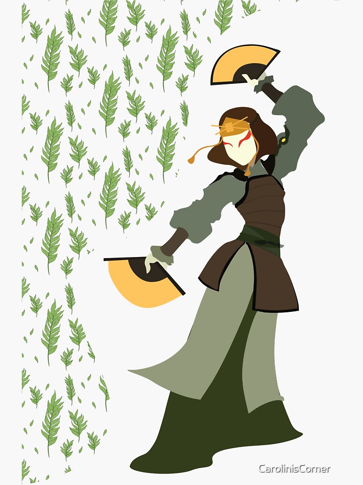 "Kyoshi Warrior - Avatar the Last Airbender" Sticker for Sale by ...