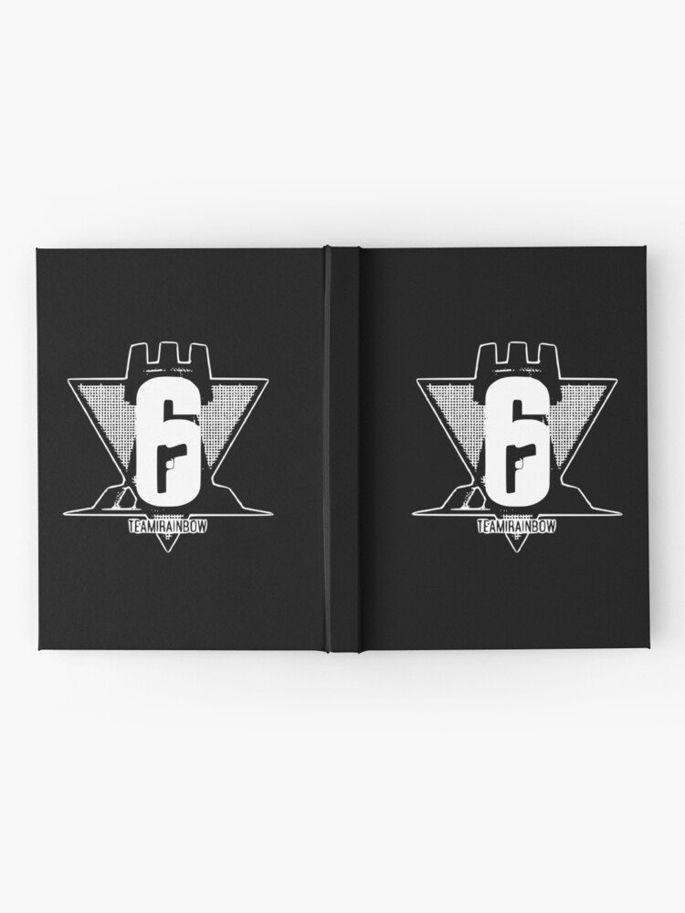 "arknights team rainbow faction black merch" Hardcover Journal for Sale ...