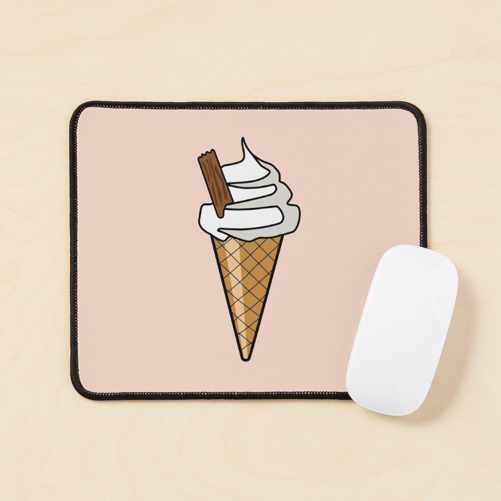 "Cute 99p Flake Ice Cream" Sticker for Sale by DanandDee | Redbubble