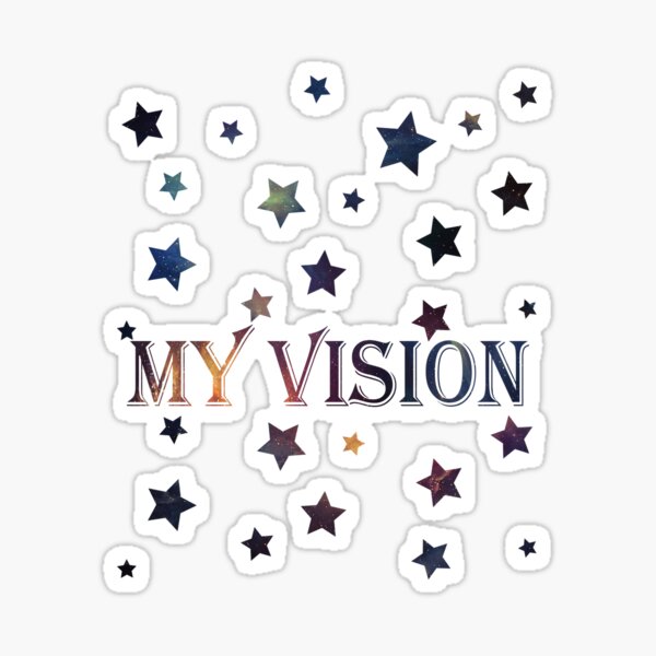 "My vision" Sticker for Sale by CMXArt | Redbubble
