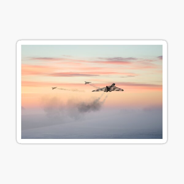 "Dawn Scramble" Sticker by aviationart | Redbubble