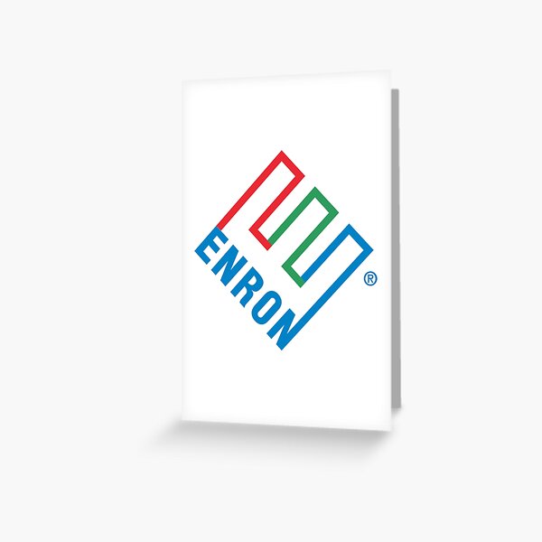 "Enron Logo" Greeting Card for Sale by Merch-On | Redbubble
