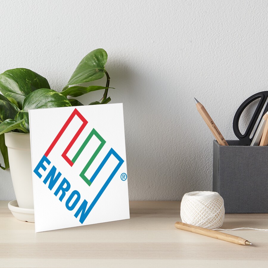 "Enron Logo" Art Board Print for Sale by Merch-On | Redbubble