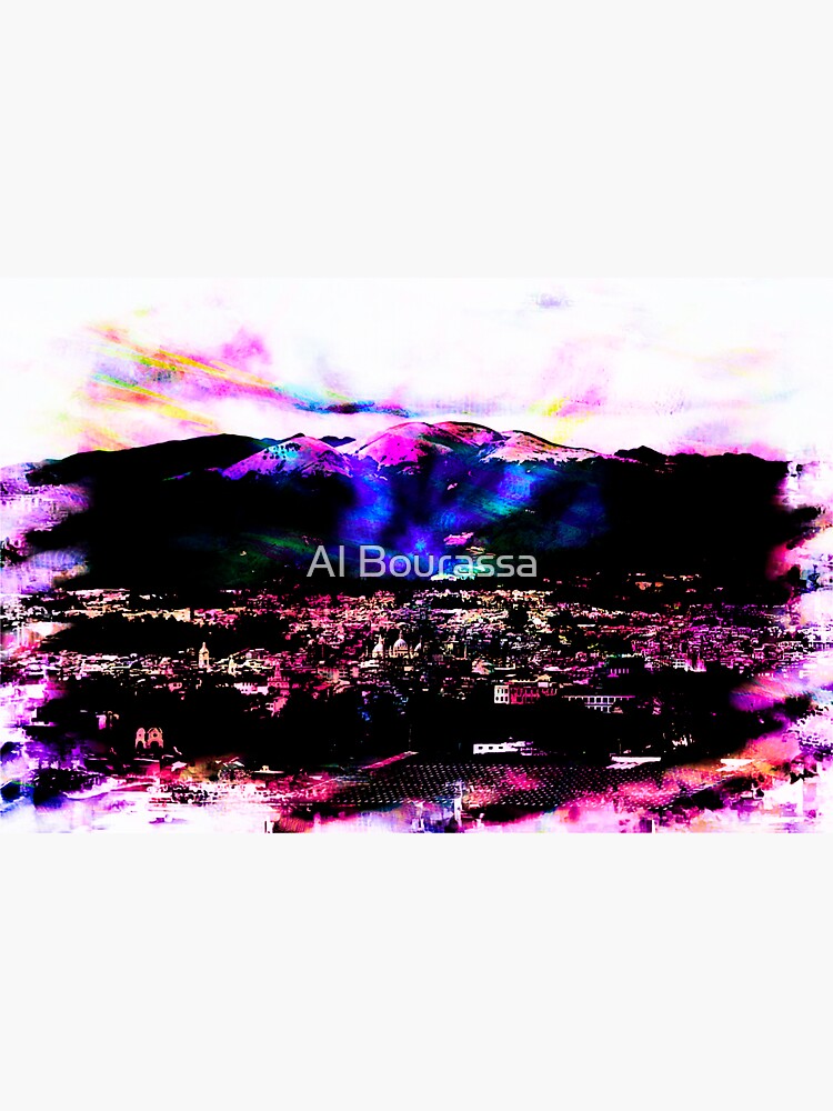 "Stylized Cuenca, Ecuador" Sticker for Sale by alabca | Redbubble