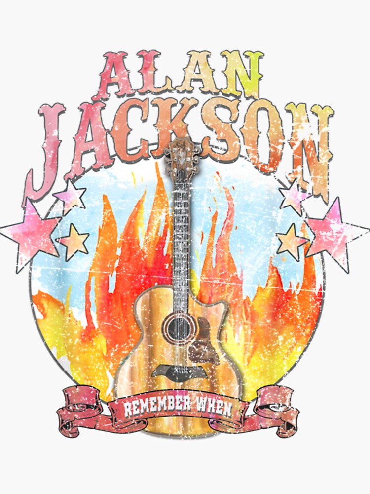 "Retro Alan Design Art Jacksons American Singer Music Costume" Sticker ...