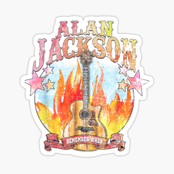 "Retro Alan Design Art Jacksons American Singer Music Costume" Sticker ...