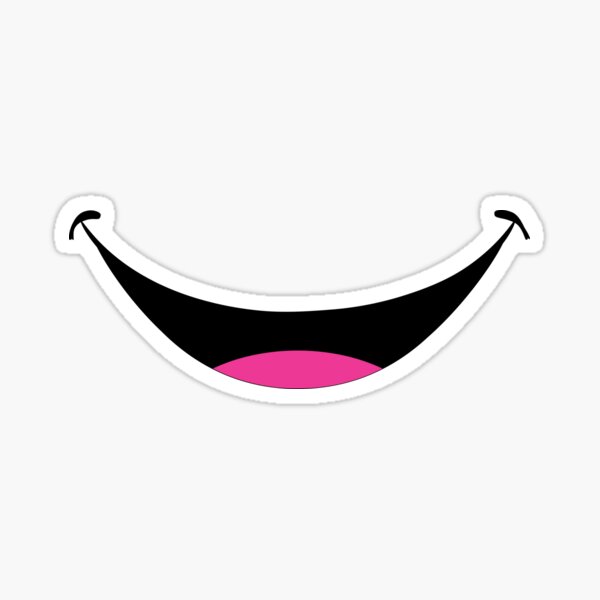 "Smiling Mouth Emoji" Sticker for Sale by TrexStudio | Redbubble
