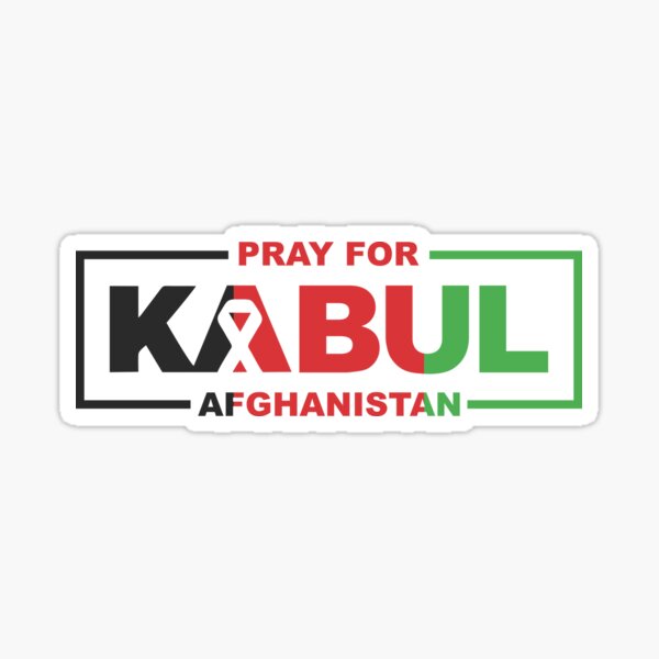 "Pray For Kabul" Sticker for Sale by richaan | Redbubble