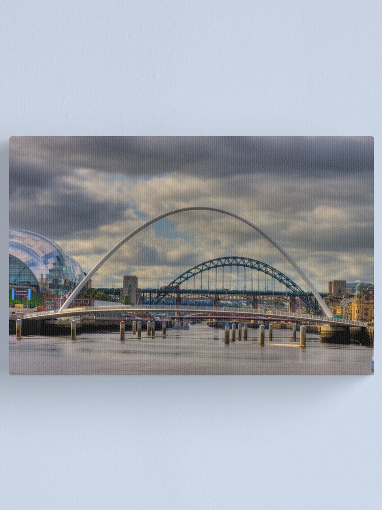 "Newcastle Bridges" Canvas Print for Sale by b8wsa | Redbubble