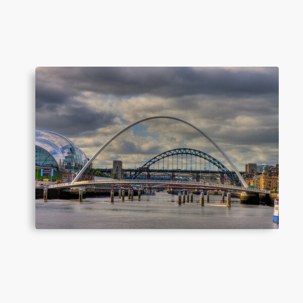 "Newcastle Bridges" Canvas Print for Sale by b8wsa | Redbubble