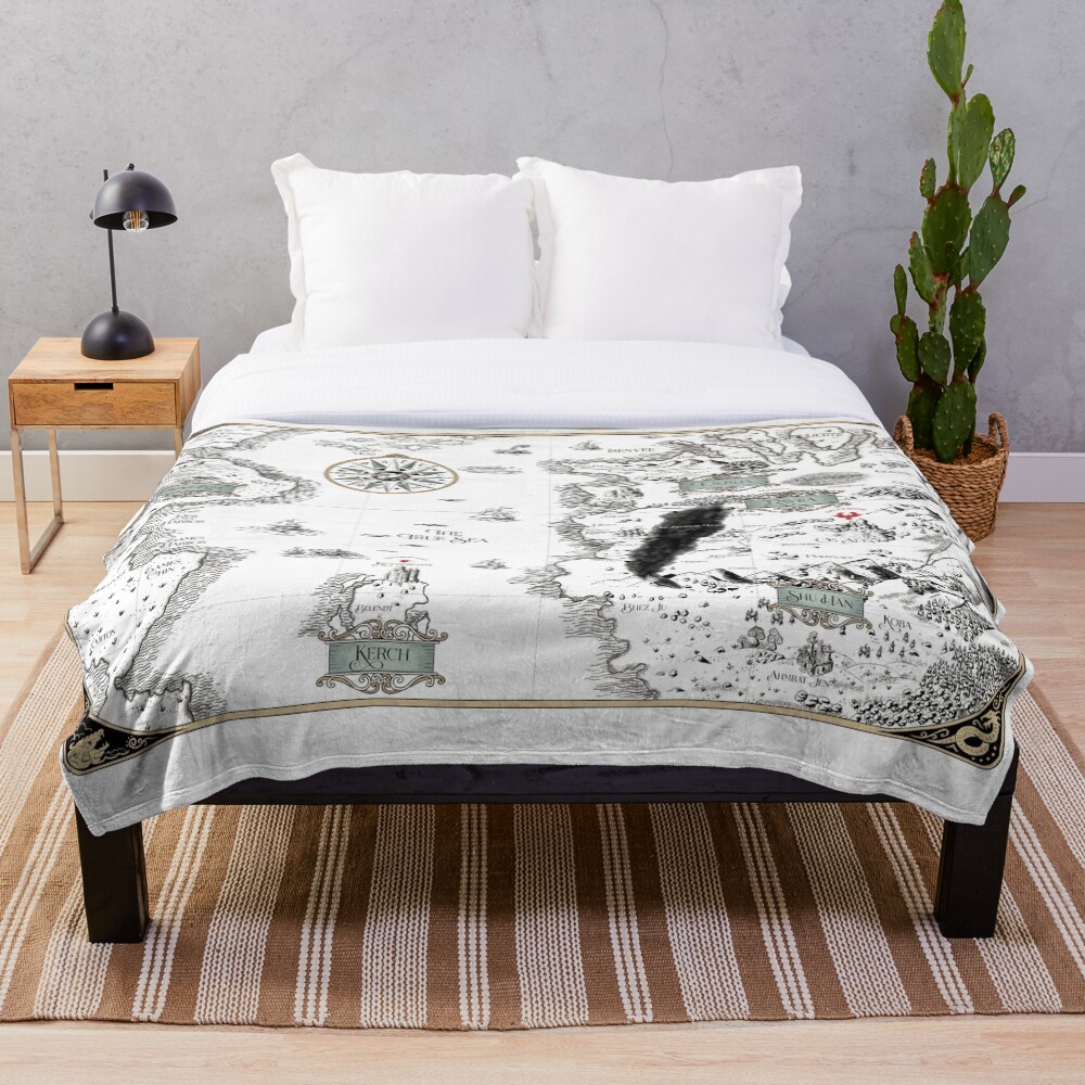 "Grisha Map" Throw Blanket by matymccall | Redbubble