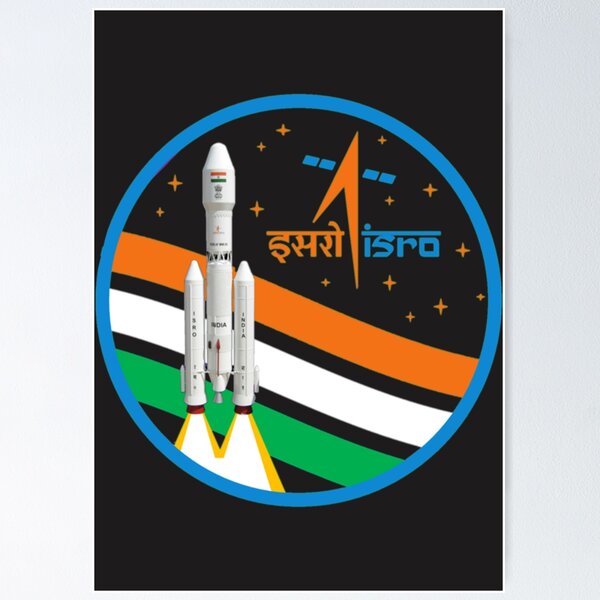 "ISRO India Rocket Tee - Indian Space Exploration" Poster for Sale by ...
