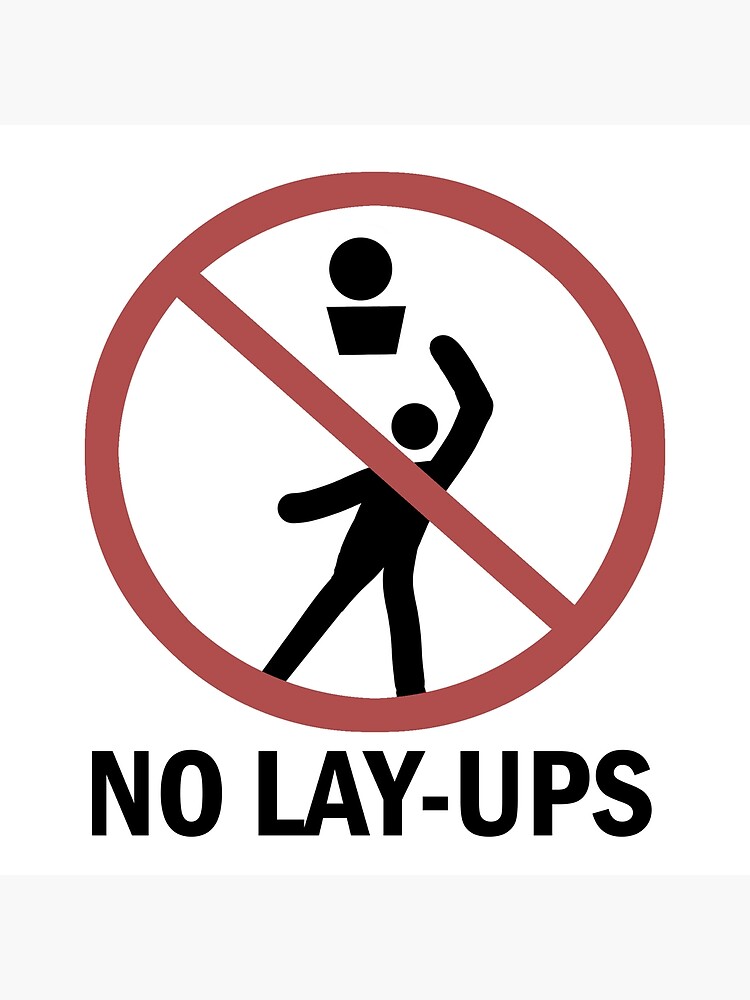 "No Lay-ups" Poster for Sale by legobeetle | Redbubble