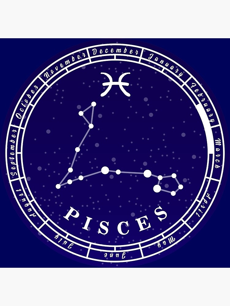 "PISCES star sign" Poster by AnaelDraw | Redbubble