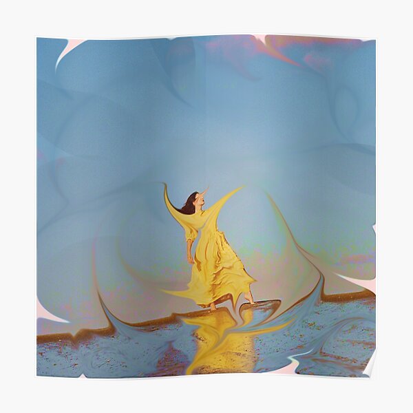 "Solar Power Lorde - Fluid" Poster for Sale by d00dling | Redbubble