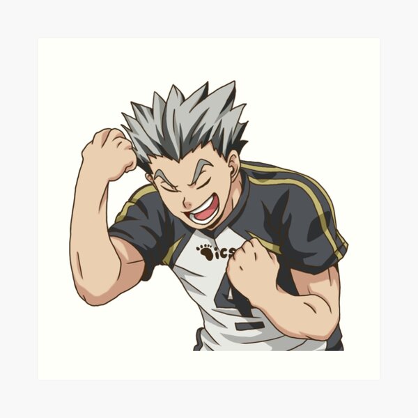 "Haikyuu!! Bokuto Koutarou Sticker" Art Print by H0llyDays | Redbubble