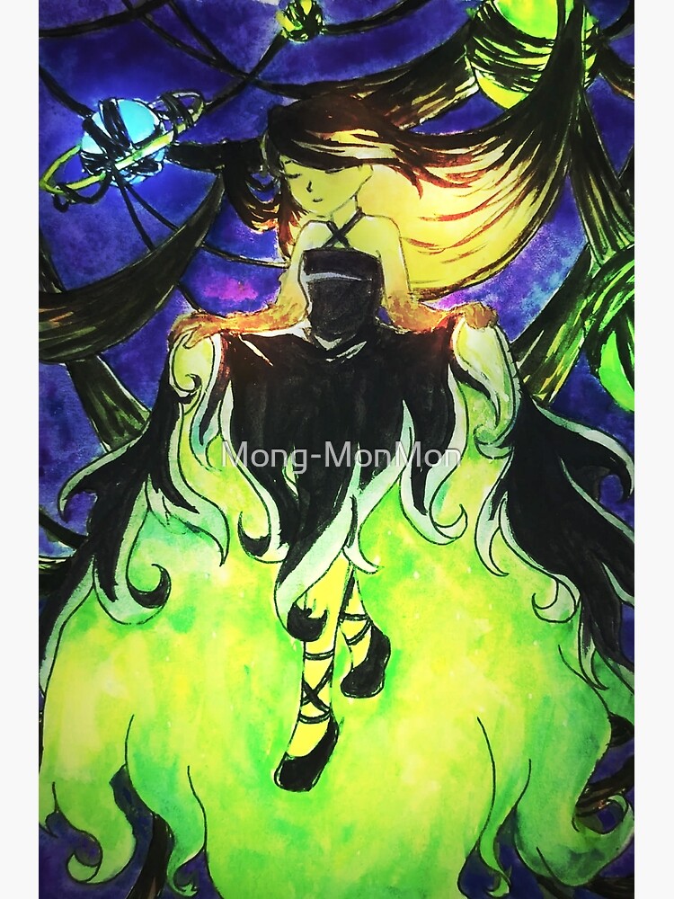 "Galaxy Lady" Poster by Mong-MonMon | Redbubble