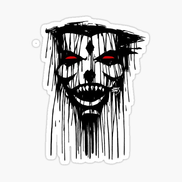 "Sinister Drip Black" Sticker for Sale by weaponx5203 | Redbubble