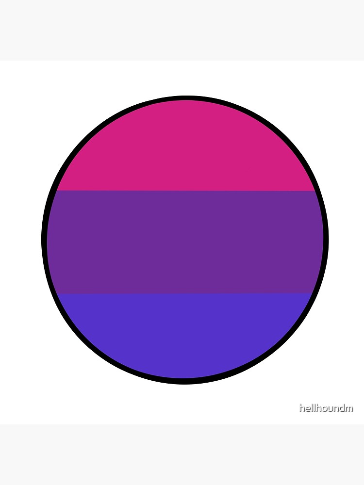 "Bi flag" Poster for Sale by hellhoundm | Redbubble