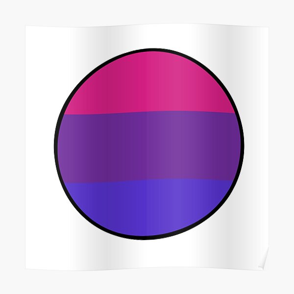 "Bi flag" Poster for Sale by hellhoundm | Redbubble