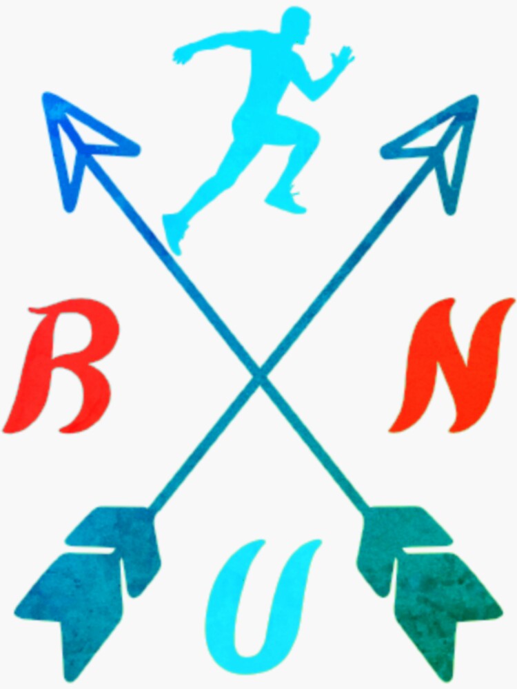 "Run and don't look behind you" Sticker for Sale by Grouper-Store ...