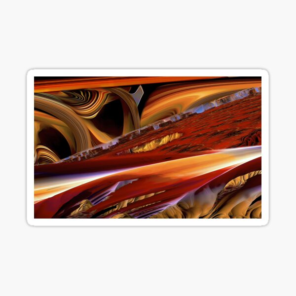 "Color and Curve" Sticker by casechaser | Redbubble