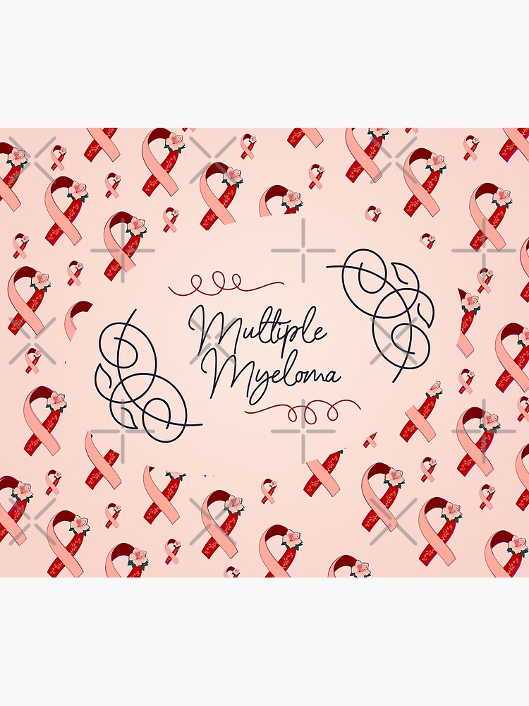 "Multiple Myeloma Awareness, Multiple Myeloma Ribbon Pattern" Poster by ...