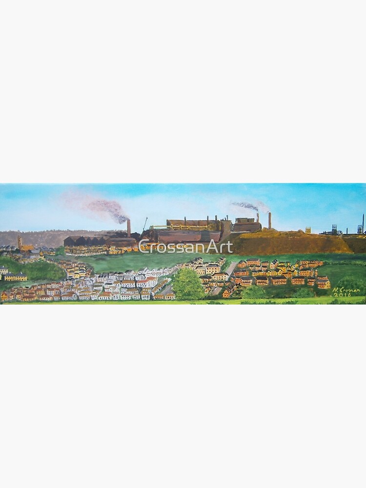 "Consett Steelworks 80's" Art Print for Sale by CrossanArt | Redbubble