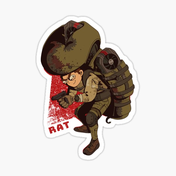 "Escape from Tarkov Playstyle - Rat" Sticker for Sale by Aniama | Redbubble