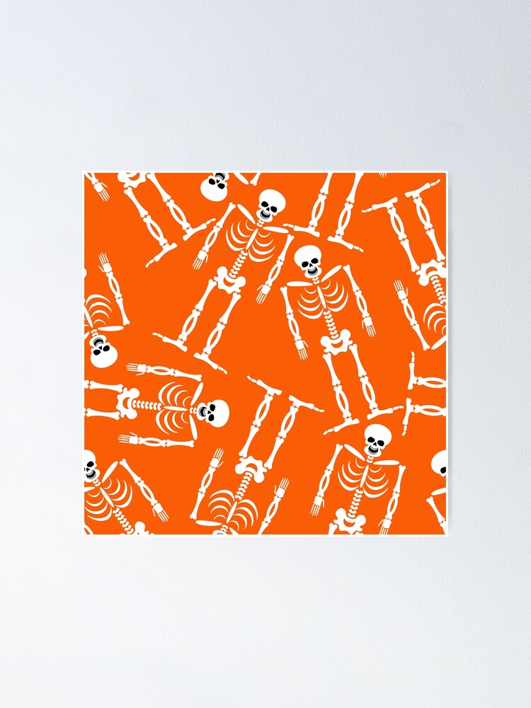 "SKELETON PATTERN, SKELETON CROWD" Poster by angelescar | Redbubble