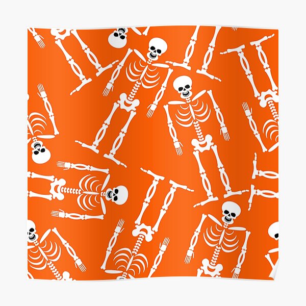 "SKELETON PATTERN, SKELETON CROWD" Poster by angelescar | Redbubble