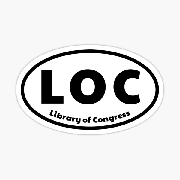 "Washington Dc Library Of Congress" Sticker for Sale by emmanu38pre ...