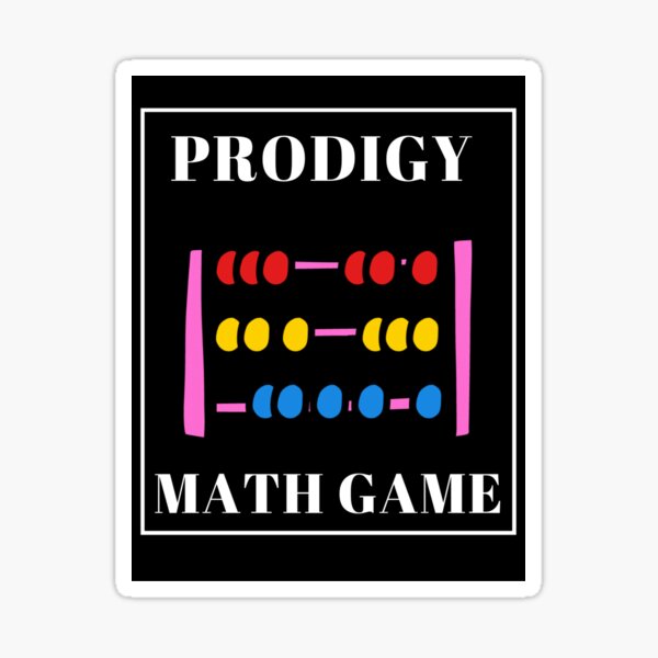 "Prodigy Math Game" Sticker for Sale by Nikoni | Redbubble