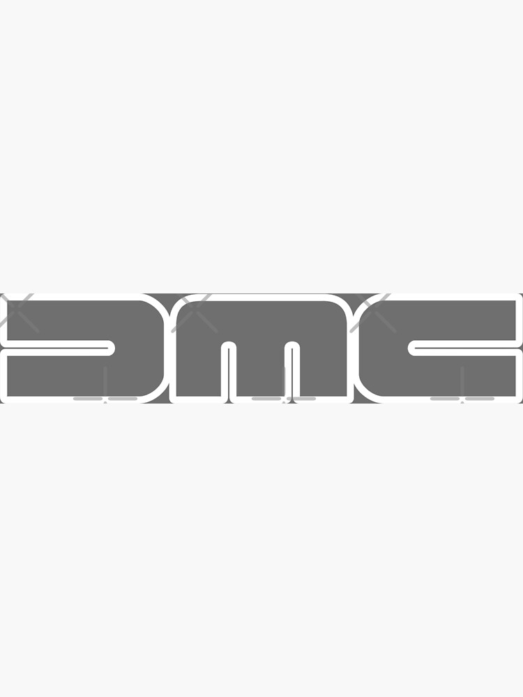 "DMC logo (clear white)" Poster for Sale by titovilya123 | Redbubble